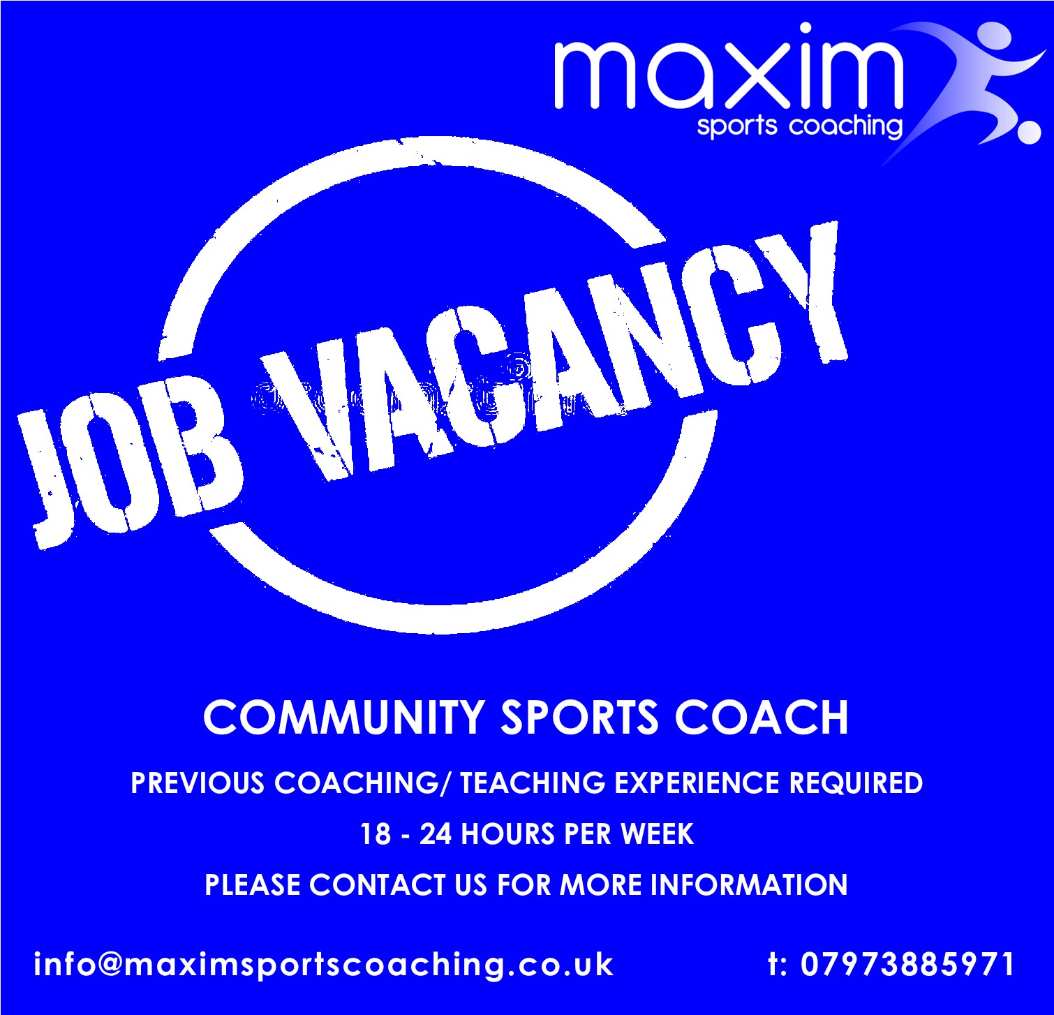 Job Vacancies Maxim Sports Coaching job-vacancies-maxim-sports-coaching